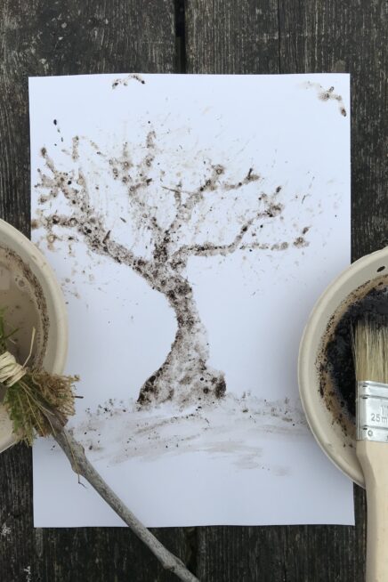 How to paint with mud